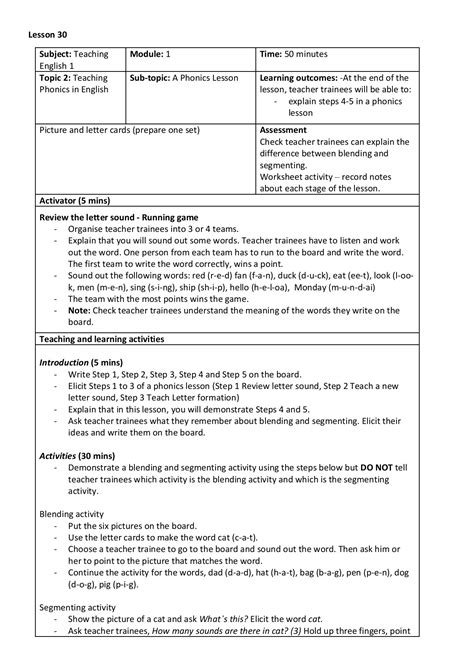 English Teaching Method Lesson Plan Phasatangpate312201 Page 109 Flip Pdf Online Pubhtml5