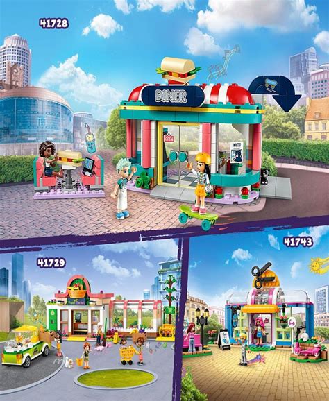 Lego® Friends Heartlake Downtown Diner 41728 Toy Building Set With
