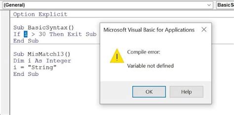 How To Handle Vbas Four Most Common Errors In Microsoft 365 Apps