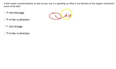 Solved Disk Rotates Counterclockwise As Seen By You But It Is Speeding
