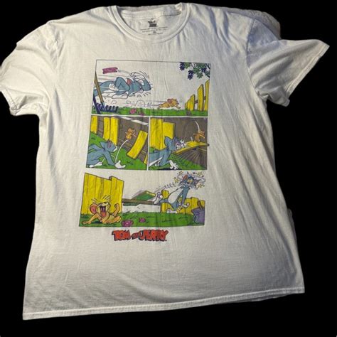 Tom And Jerry Shirts Tom Jerry Cartoon Retro Comic Strip Graphic