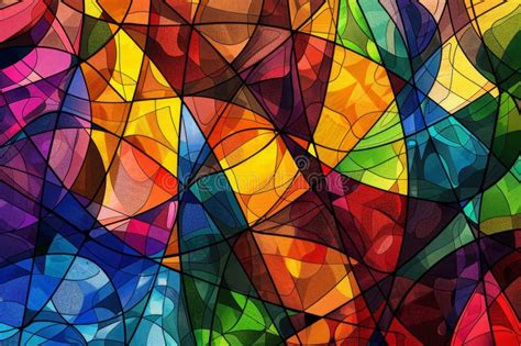 Brown Background Many Triangles Squares Stock Photos Free Royalty