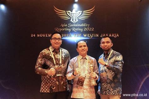 Ptba Raih Penghargaan Asia Sustainability Reporting Rating 2022 Pt Bukit Asam Tbk