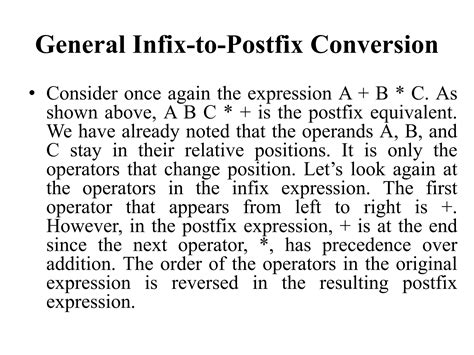 Prefix And Postfix Presentation For Dsa Pptx