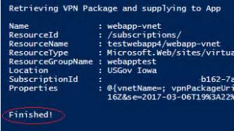 Setting Up VNET Integration In App Services Using Powershell Azure Government