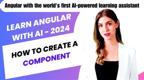 how to create angular component in visual studio code | Learn Angular For Beginners | 2024 - YouTube