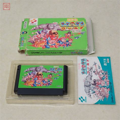 【全体的に状態が悪い】動作保証品 Fc ファミコン コナミワイワイワールド Konami コナミ 箱説付【ppの落札情報詳細 Yahoo
