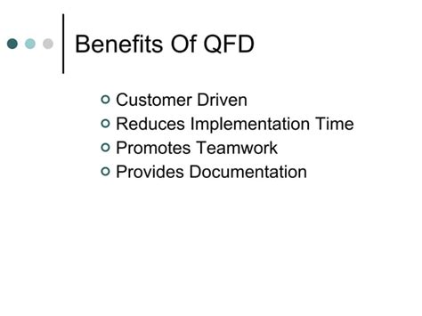 Quality Function Deployment Qfd Ppt