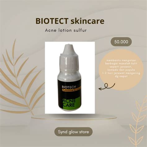 Jual Biotect Acne Sulfur Shopee Indonesia
