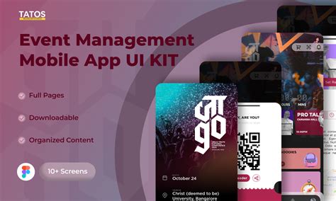 Event Management Mobile App Ui Kit Figma