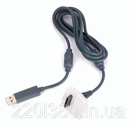 USB кабель для зарядки беспроводного джойстика Xbox 360 (ID#1201585947 ...