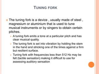 Tuning Fork PPTX