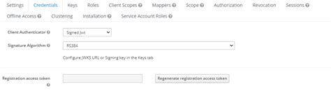 keycloak does not have all the keys available in the storage stack