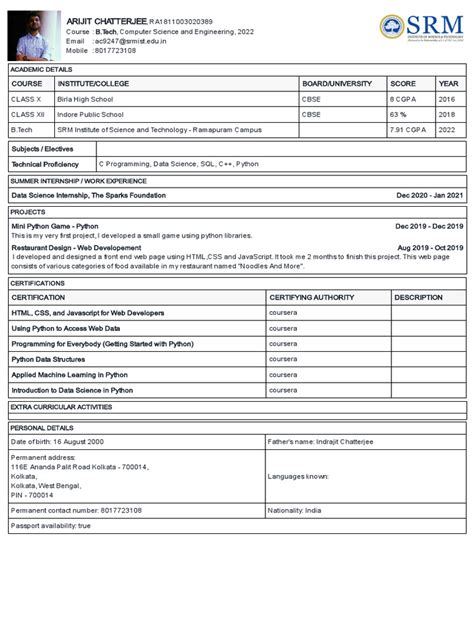 Arijit Chatterjees Academic Profile Pdf World Wide Web Internet And Web