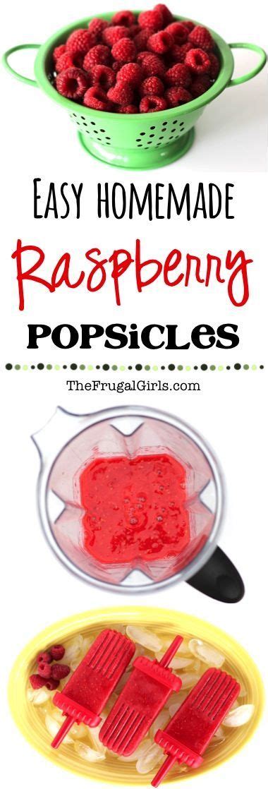 Homemade Raspberry Popsicles Recipe Cheerwine Recipes Popsicle