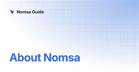 About Nomsa Nomsa Guide