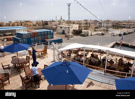 Africa Eritrea Massawa Port Rear Decks Of Mv Minerva Cruise Ship