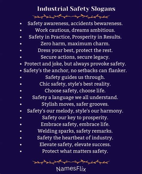 610 Industrial Safety Slogans That Really Commands Attention