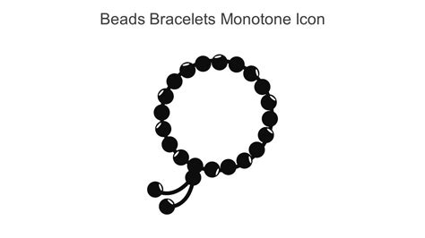 Beads Bracelets Monotone Icon In Powerpoint Pptx Png And Editable Eps