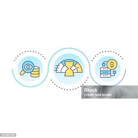 Fast Data Processing Loop Concept Icon Stock Illustration Download Image Now Abstract