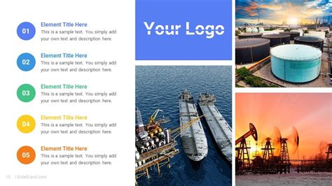 Petroleum PowerPoint Presentation Template Design SlideGrand