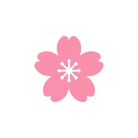 Cherry Blossom Icon Vector Sakura Illustration