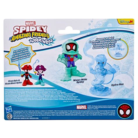 Spidey And His Amazing Friends Water Webs Spidey And Hydro Man Action Figures