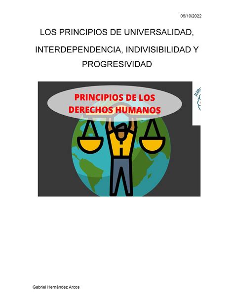 Principios De Los Derechos Humanos Hernadez Arcos Gabriel 11 12hrs