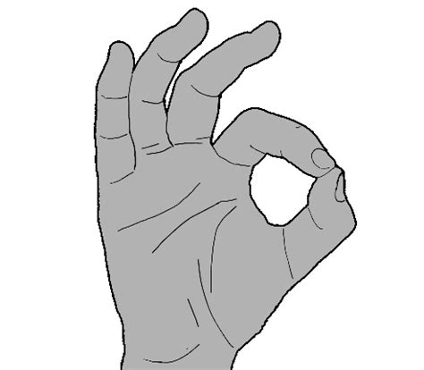 Hand Gesture Illustration Ok Symbol 👌 Know Your Meme