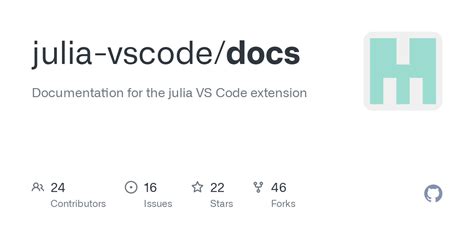 Github Julia Vscodedocs Documentation For The Julia Vs Code Extension