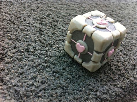 Companion Cube Polymer Clay By Sherylwoo On Deviantart