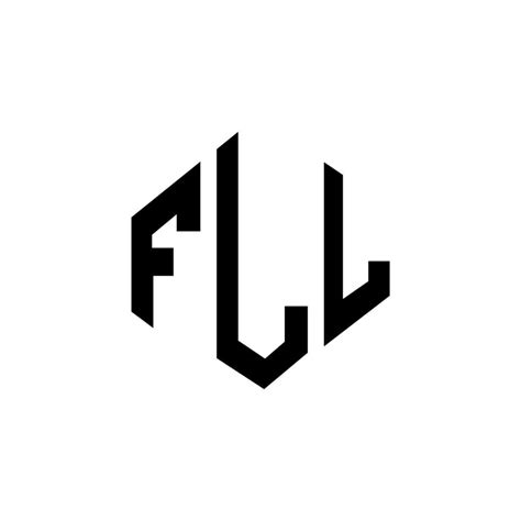 Fll Letter Logo Design With Polygon Shape Fll Polygon And Cube Shape Logo Design Fll Hexagon
