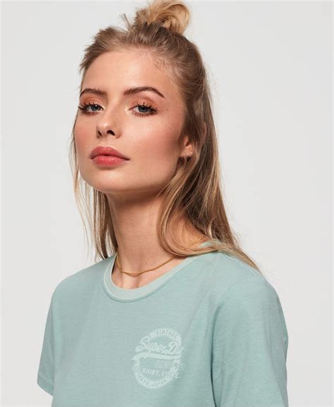 Superdry Vintage Logo Heritage T Shirt Damen T Shirts