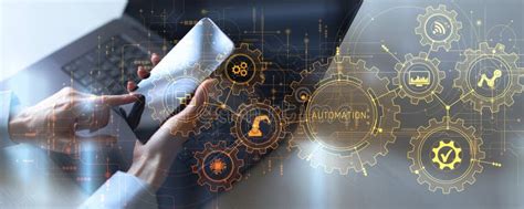 Automation Concept Streamlining Processes For Efficiency And