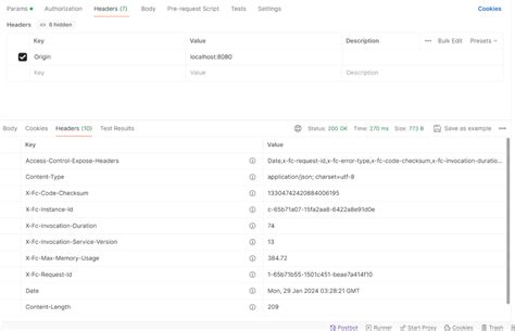 postmanでオリジン間リソース共有 cors のテストを行う