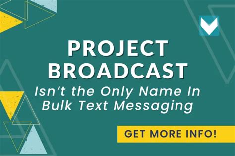 Project Broadcast Isnt The Only Name In Bulk Text Messaging
