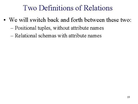 Relational Model And Translating ER Into Relational 1