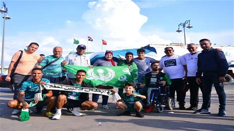 صور جماهير المصري تسافر إلى الإسكندرية لحضور مباراة بيرامي مصراوى