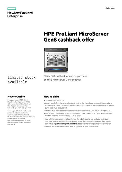 hpe proliant microserver gen8