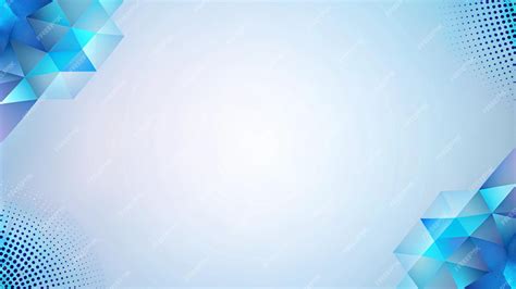 Geometric Blue Gradient Background For Powerpoint Slides Premium Ai Generated Image