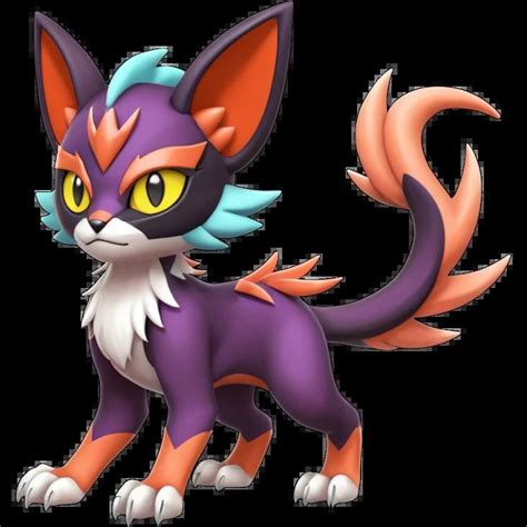 Liepard Noivern Litten Sprigatito Pokémon Fusion Creature Full Body