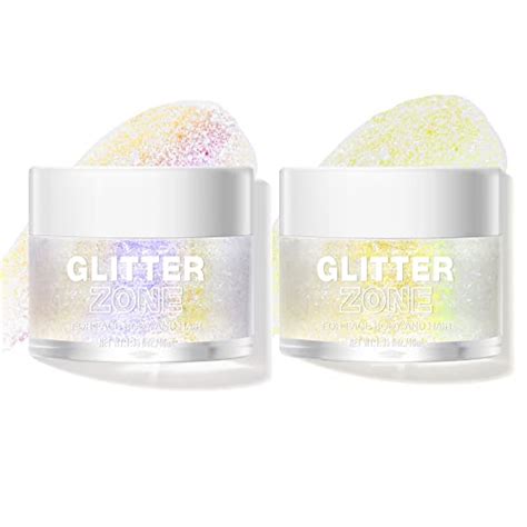 Langmanni Holographic Body Glitter Gel For Body Face Hair And Lip
