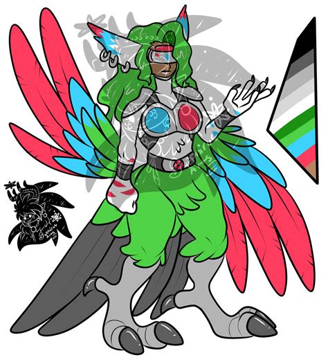 Female Macaw Silphymon Custom By Sapphirus Artworks On Deviantart