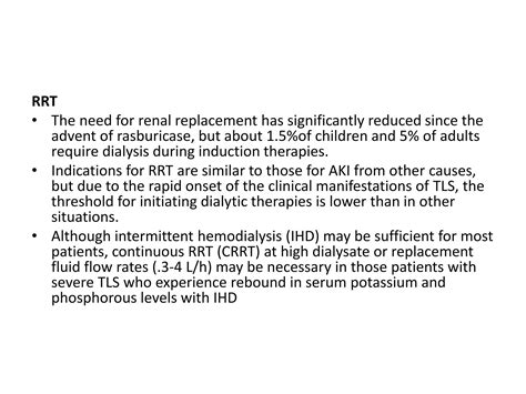 Tumor Lysis Syndrome Pptx