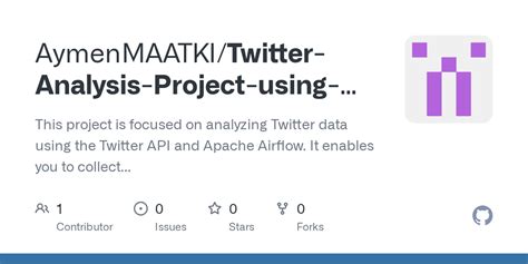 Github Aymenmaatki Twitter Analysis Project Using Airflow And Python This Project Is Focused