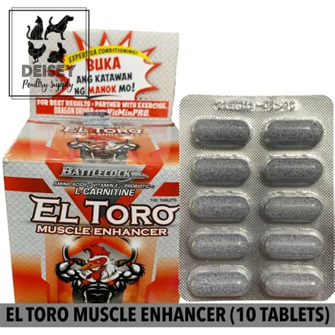 El Toro Muscle Enhancer For Fighting Cocks Tablets Lazada Ph