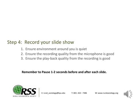 Ppt How To Create And Record A Self Running Presentation In Microsoft
