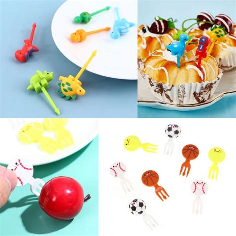 Jual Dinosaurs Soccer Football Food Picks Cute Tusukan Bento Lucu