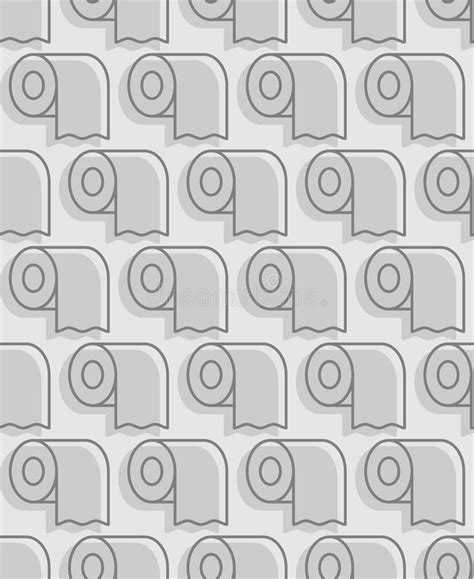 Toilet Paper Roll Pattern Seamless Toilet Paper Background Stock