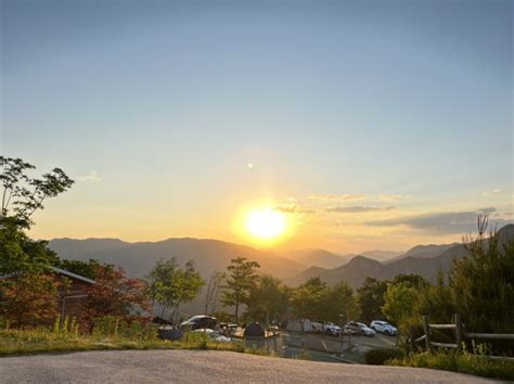산이 내려다보이고 하늘은 뻥 뚫려보이는 동강전망자연휴양림” 캠핑장 1박 후기 네이버 블로그